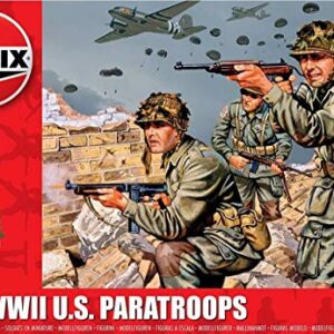 Airfix A00751 WWII US Troops Figures 1:72 Military Soldiers Plastic Model Kit, (Pack of 48)