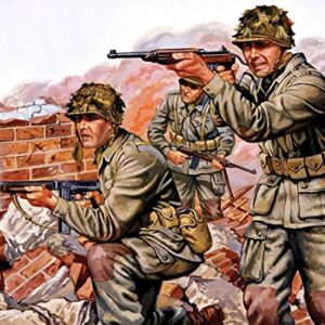 Airfix A00751 WWII US Troops Figures 1:72 Military Soldiers Plastic Model Kit, (Pack of 48)