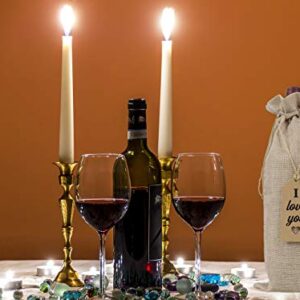 Keniot Burlap Wine Bags Wine Gift Bags with Drawstrings, Single Reusable Wine Bottle Covers with Ropes and Tags (10 Pcs)