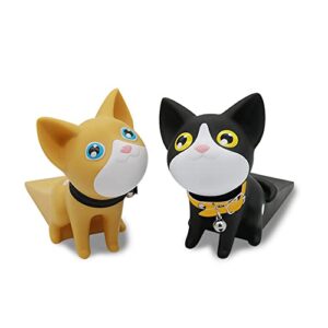 door stopper decoration,cute cat door stop,security door stopper wedge 2 piece