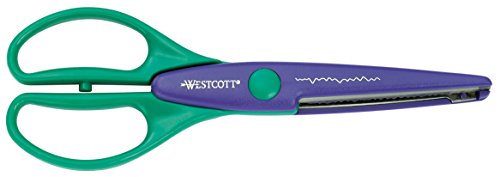 Westcott 7.7 inch Craft Deckle Cut Scissor - Assorted Colours