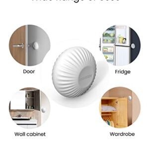 UGREEN Door Stopper Wall Protector Door Bumper Knob Shield Handle Guard Self Adhesive for Bedroom, Kitchen, Office, White 2 Pack