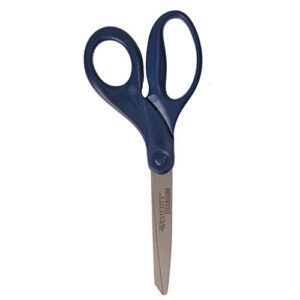 westcott 17509 8-inch titanium heavy-duty scissors, navy