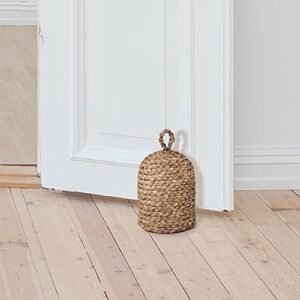 Seagrass Doorstop | Jute Door Draft Stopper for Bottom of Doors - Farmhouse Décor Jute Rustic Door Jammer (Seagrass)