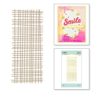 spellbinders woven glimmer hot foil plate set, metal