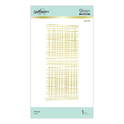 Spellbinders Woven Glimmer Hot Foil Plate Set, Metal