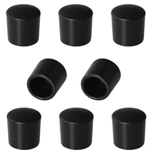 door stop bumper tips dgbrsm 8pcs black 0.39 inch door rubber stop bumper replacement stopper tips caps protect doors & wall household door stopper tips caps