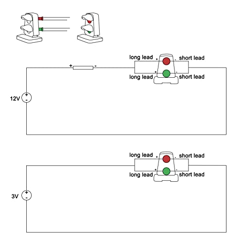 Evemodel 10 Sets Target Faces with LEDs Railway Dwarf Signal HO OO Scale 2 Aspects JTD21