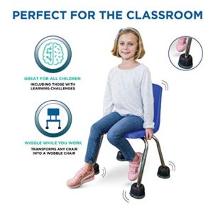 Bouncyband Wiggle Wobble Chair Feet - Transform a Standard School Chair into a Wobble Chair