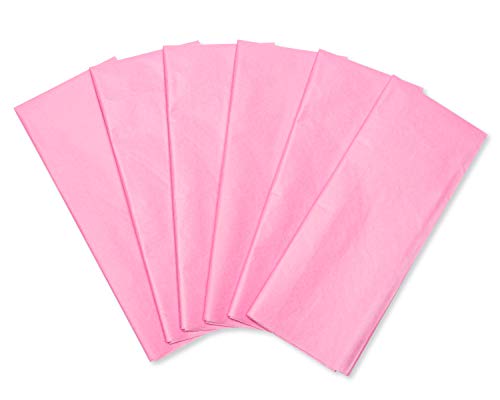 American Greetings Light Pink Tissue Paper Bulk Pack for Birthdays, Easter, Mother's Day, Father's Day, Graduation and All Occasions (125-Sheets)