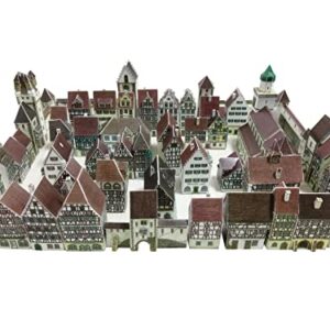 Medieval Town Building 3D Paper Puzzle Model Building for Adults 12"*9" DIY