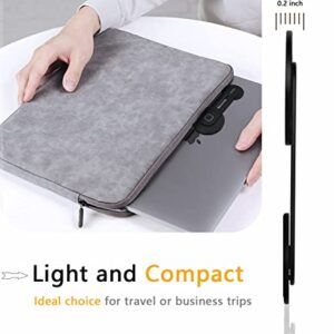 Jkoailiwi Magnetic Laptop Phone Holder for All Phones, New Upgraded Adjustable Desktop Monitor Side Laptop Holder, Slim Portable Laptop Mount Compatible with Magsafe iPhone 14/13/12 Series, Silver