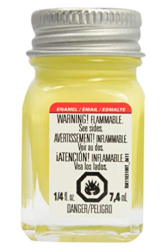 Testor'S 1112tt 14 Oz Light Yellow Gloss Enamel Hobby Paint