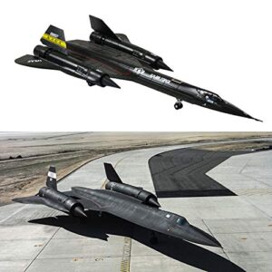 1/144 SR71 Blackbird High-altitude Reconnaissance Aircraft Metal Fighter Military Model Diecast Plane Model for Collection or Gift