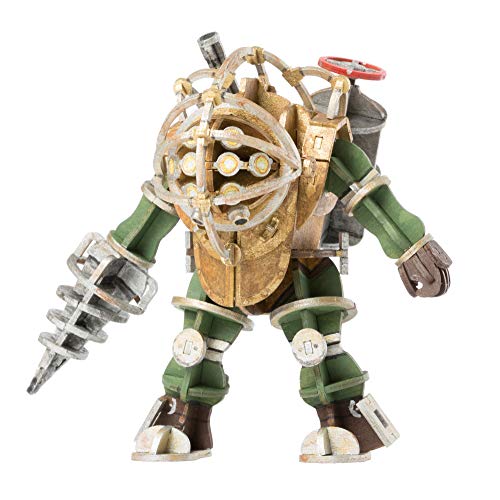 Bioshock Big Daddy 3D Wood Puzzle & Model Figure Kit (117 Pcs) with Exclusive Poster - Build & Paint Your Own 3-D Game Toy - Holiday Educational Gift for Kids, Teens & Adults, No Glue Required, 17+ 