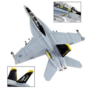 Busyflies Fighter Jet Model 1:100 F/A-18 Hornet Strike Fighter Attack Fighter Plane Model Diecast Military Model Airplane for Collection and Gift