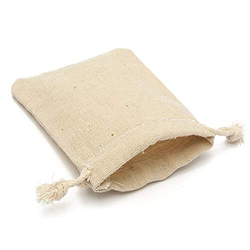 30Pcs Burlap Gift Bags 4'' x 3'' Burlap Bags with Drawstring, Wedding Hessian Linen Sacks Bag,Jewelry Pouches Burlap Bags, Gift Bags for Birthday, Party, Present, Wedding Favors, Art and DIY Craft