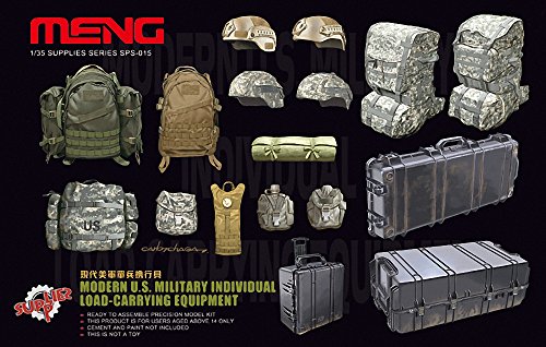 Meng Modern US Military Individual Load Carrying Equipment Plastic Model Kit (1/35 Scale)