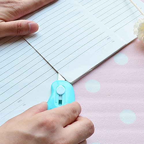 Olpchee Mini Retractable Utility Knife Letter Opener Portable Box Paper Cutter Touch Knife (Random Color) (3Pcs)