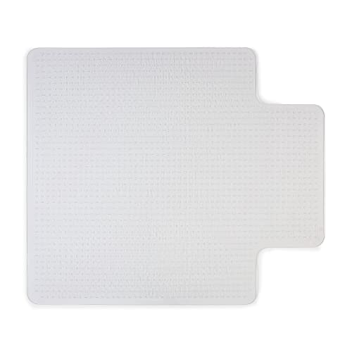 Staples 567298 45-Inch X 53-Inch Low Pile Carpet Chair Mat Lip