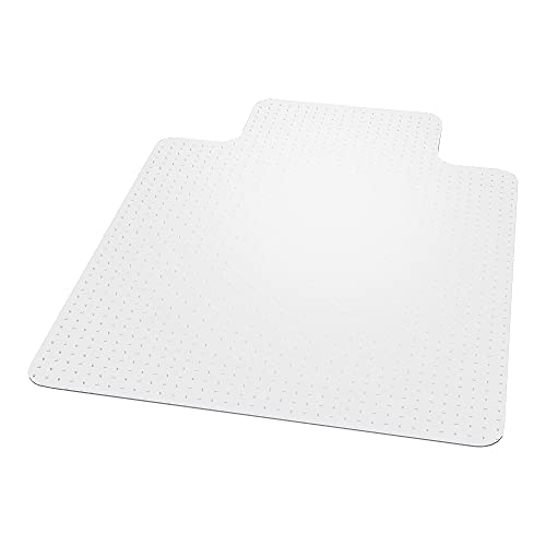 Staples 567298 45-Inch X 53-Inch Low Pile Carpet Chair Mat Lip