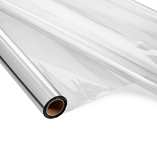 Crown Display Clear Cellophane Wrap Roll I 40 Inches Wide X 50 Feet Long I For Easter Basket Cellophane Wrap Roll Perfect For Cello Gift Wrapping Supplies For Flower Bouquets Basket Wrap Roll