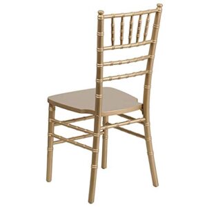 Flash Furniture HERCULES Series Gold Wood Chiavari Chair