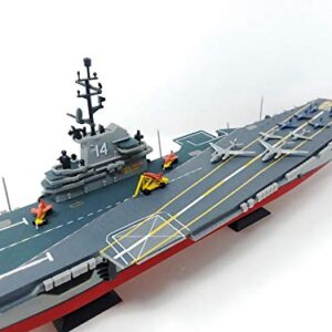 Atlantis USS Ticonderoga CV-14 1/500 Angled Deck Aircraft Carrier Toy and Hobby Plastic Ship Model kit Made in The USA