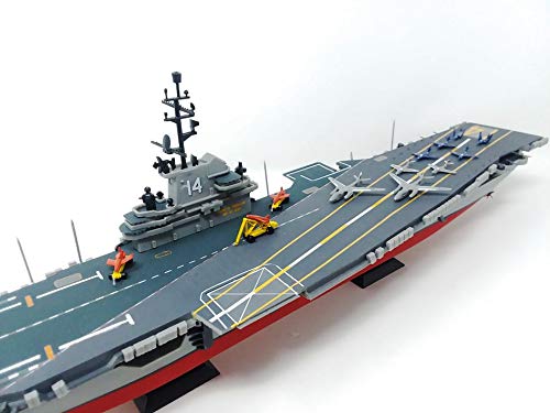 Atlantis USS Ticonderoga CV-14 1/500 Angled Deck Aircraft Carrier Toy and Hobby Plastic Ship Model kit Made in The USA