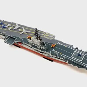 Atlantis USS Ticonderoga CV-14 1/500 Angled Deck Aircraft Carrier Toy and Hobby Plastic Ship Model kit Made in The USA