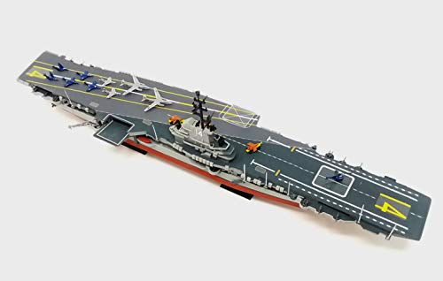 Atlantis USS Ticonderoga CV-14 1/500 Angled Deck Aircraft Carrier Toy and Hobby Plastic Ship Model kit Made in The USA