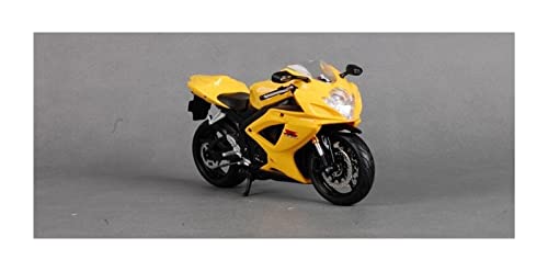 CARZE Die Cast Collectable for Suzuki GSXR GSX-R 600 Diecast Motorcycle Model Birthday Gift Toys Car Collection 1/12