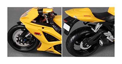 CARZE Die Cast Collectable for Suzuki GSXR GSX-R 600 Diecast Motorcycle Model Birthday Gift Toys Car Collection 1/12