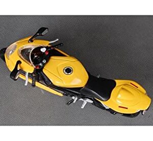 CARZE Die Cast Collectable for Suzuki GSXR GSX-R 600 Diecast Motorcycle Model Birthday Gift Toys Car Collection 1/12