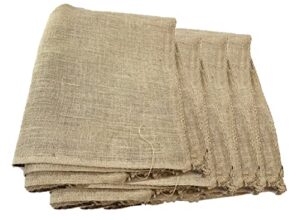 4 pack premium large burlap sack bags | 4piece set | 24 x 40 inch | new coffee bag | potato bag | sack race | seed preserve sack | natural jute product | made by 10 ounce burlap fabric (4)