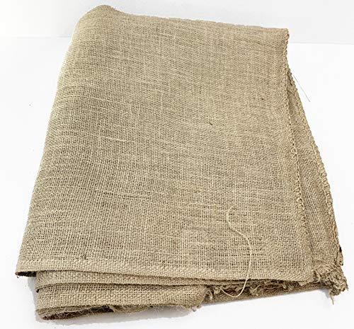 4 Pack Premium Large Burlap sack Bags | 4Piece Set | 24 x 40 inch | New Coffee Bag | Potato Bag | Sack Race | Seed Preserve Sack | Natural Jute Product | made by 10 Ounce Burlap Fabric (4)