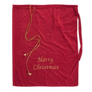 Kangaroo One Merry Christmas Santa Sack I Perfect Christmas Santa Bag I Large Santa Sacks Drawstring Christmas Bags I Santa Claus Costume Christmas Sacks for Presents I Santa Bags for Gifts 28 x 32 In