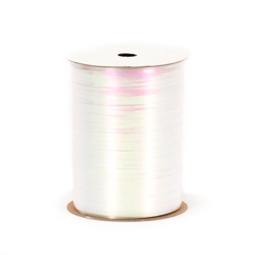 Berwick RC15 01 Crimped Iridescent Curling Ribbon, 3/16-Inch Wide by 100-Yard Spool, White