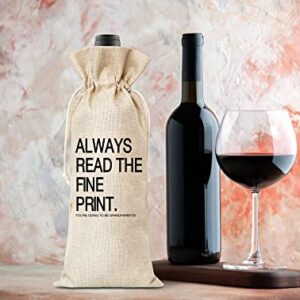 Baby Announcement Wine Bags, You Are Going To Be Grandparents, Personalized Pregnancy Gift, Grandparents Gift - 1 Pack (WINEDAI-034)