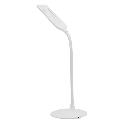 Amazon Basics Dual Head LED Desk Lamp, 3 Lighting Modes with 40-minute Timer and Touch Control - 48 LEDs, White