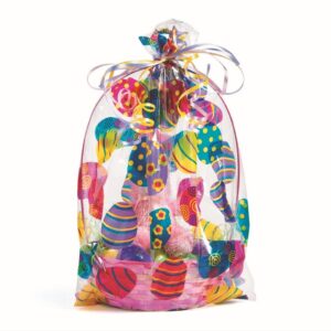 Easter Basket Bags (12 Pack) 17 3/4" Cellophane