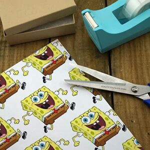 GRAPHICS & MORE Running Spongebob Gift Wrap Wrapping Paper Rolls