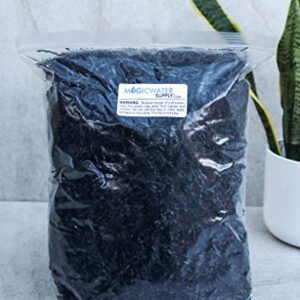 "Soft & Thin" Cut Crinkle Paper Shred Filler (1 LB) for Gift Wrapping & Basket Filling - Black | MagicWater Supply