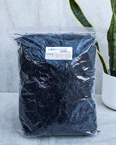 "Soft & Thin" Cut Crinkle Paper Shred Filler (1 LB) for Gift Wrapping & Basket Filling - Black | MagicWater Supply