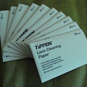 Tiffen Lens Cleaning Paper Tissue Pack Of 50 Sheets