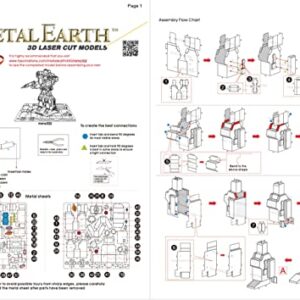 Metal Earth Transformers Soundwave 3D Metal Model Kit Bundle with Tweezers Fascinations