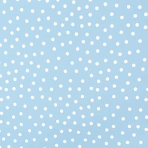 RUSPEPA Wrapping Paper Roll - Silver Foil Small Irregular Dots Baby Blue Background Design for Wedding, Birthday, Baby - shower, Congrats, and Holiday - 17 Inches X 32.8 Feet