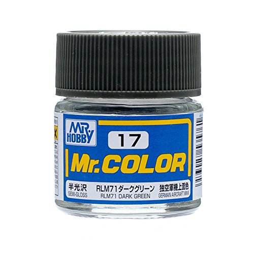 C17 Semi-Gloss RLM71 Dark Green 10ml, GSI Mr. Color