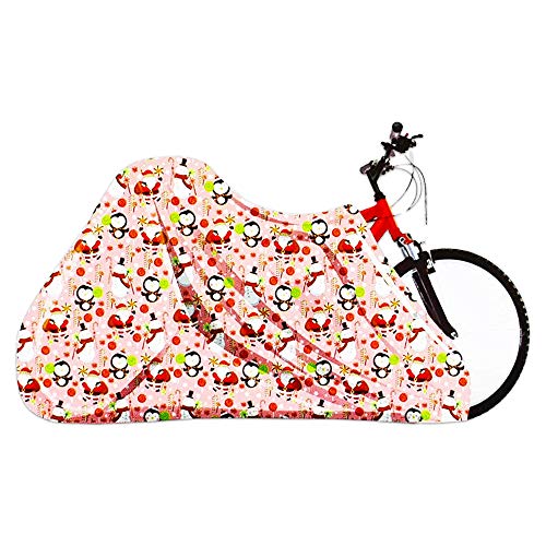 1 Plastic Christmas/Holiday Bike Gift Bag, 60x72