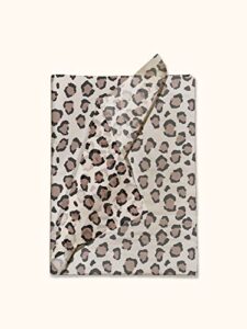 leopard print printed tissue paper – decorative tissue for decoupage – wild tissue paper | 24 sheets 20″ x “30”